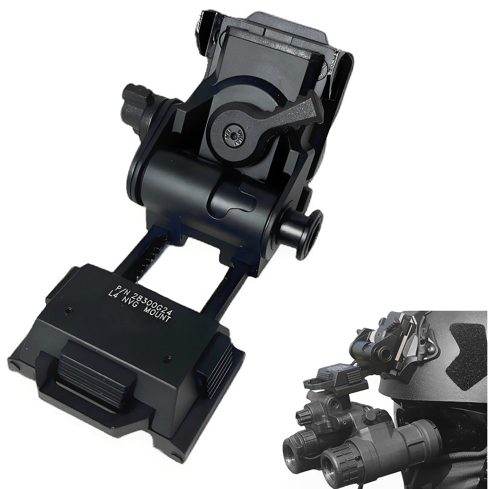 Rokilacen Night Vision Goggles NVG Metal Mount,PVS15/18 Night Vision ...