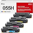 Amazon.com: 055H High Capacity 055 Toner Cartridge Set Compatible for ...
