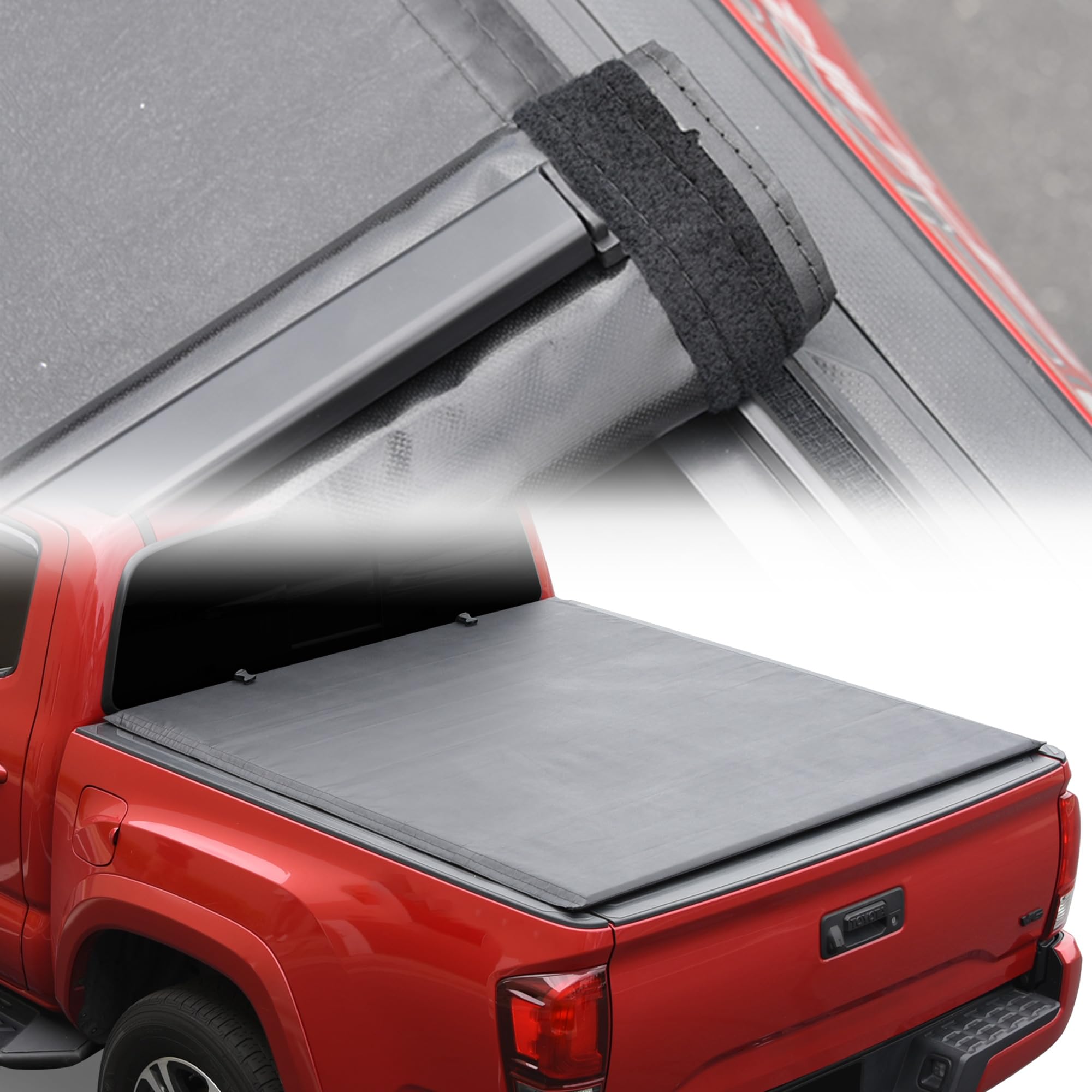 Armordillo CoveRex SRX Low Profile Soft Roll-Up Truck Bed Tonneau Cover ...