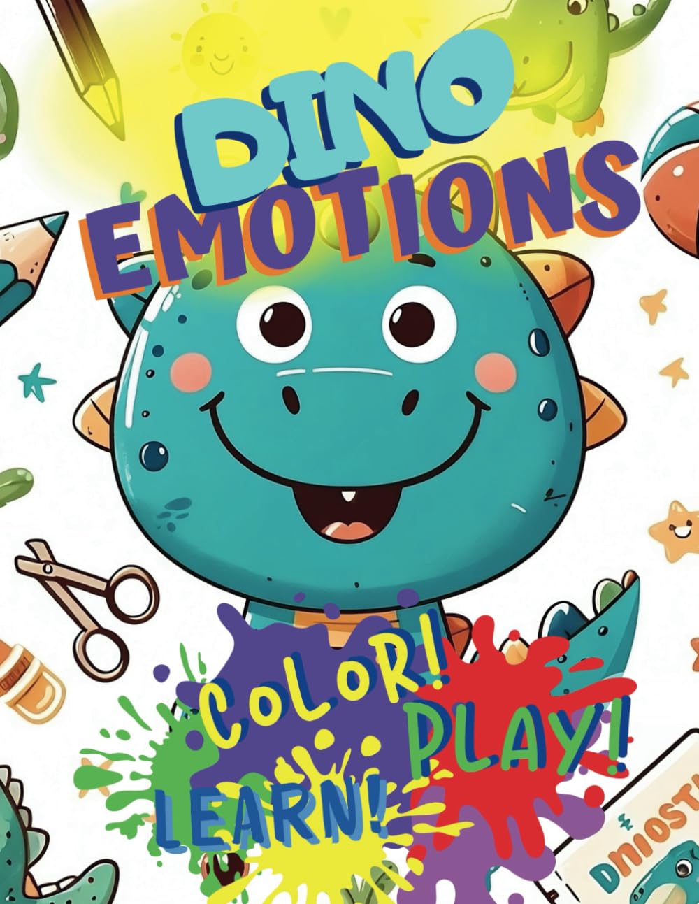 Mua DINO EMOTIONS. Coloring and activity book: Dinosaur coloring book ...