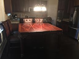 Amazon.com: ACME 60080 Winfred Counter Height Table, Cherry Finish ...
