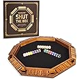 Amazon.com: VAMSLOVE Upgraded 2-8 Players Shut The Box Dice Game-8-Way ...