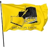 Amazon.com : Tread On Them Killdozer Flag 3x5 Ft Funny Flags for Room ...