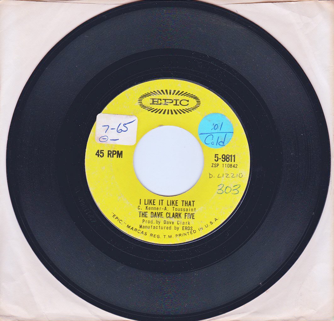 The Dave Clark Five - The Dave Clark Five: I Like It Like That B/w ...