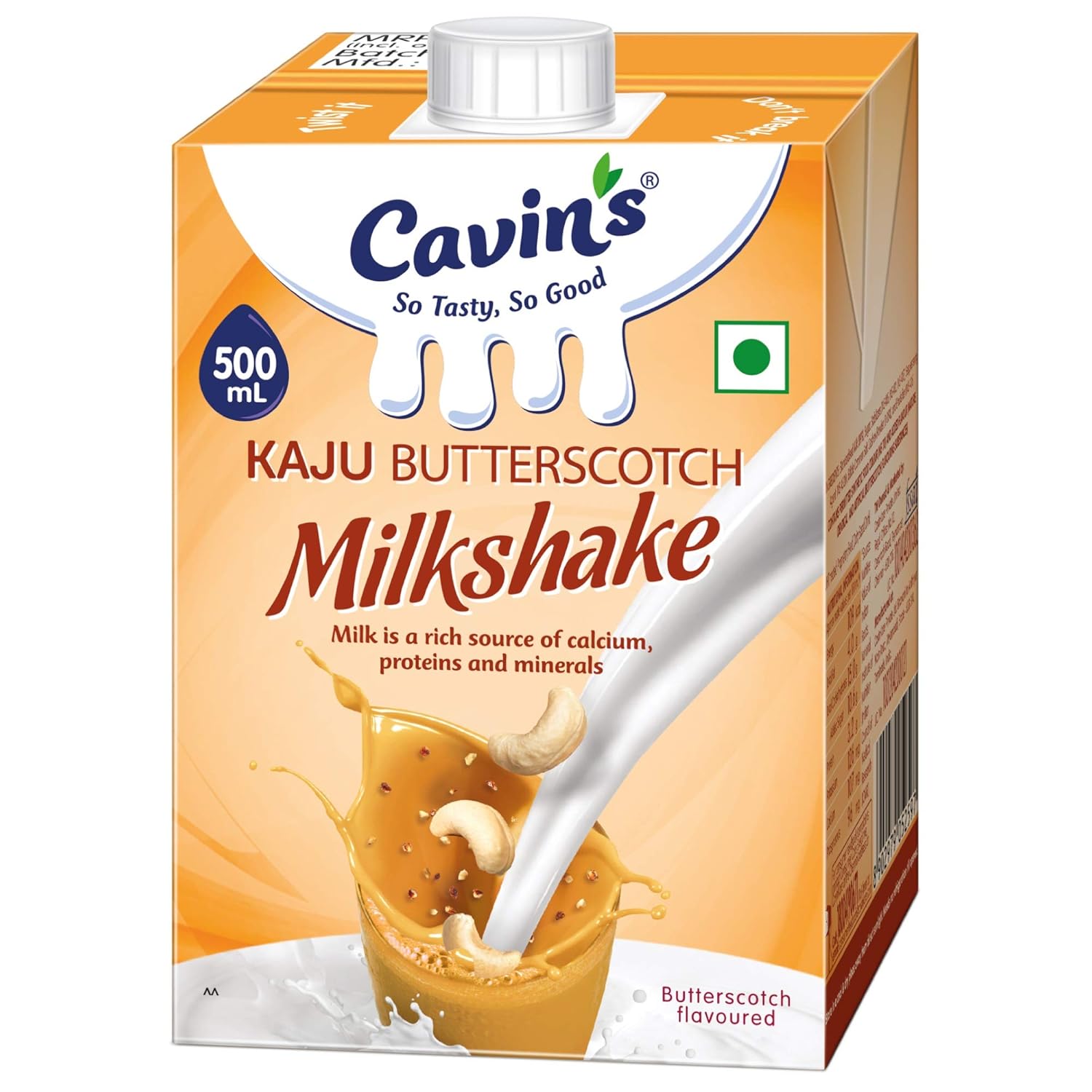 Cavin's Milkshake, Kaju Butterscotch, 500ml.: Amazon.in: Amazon Pantry