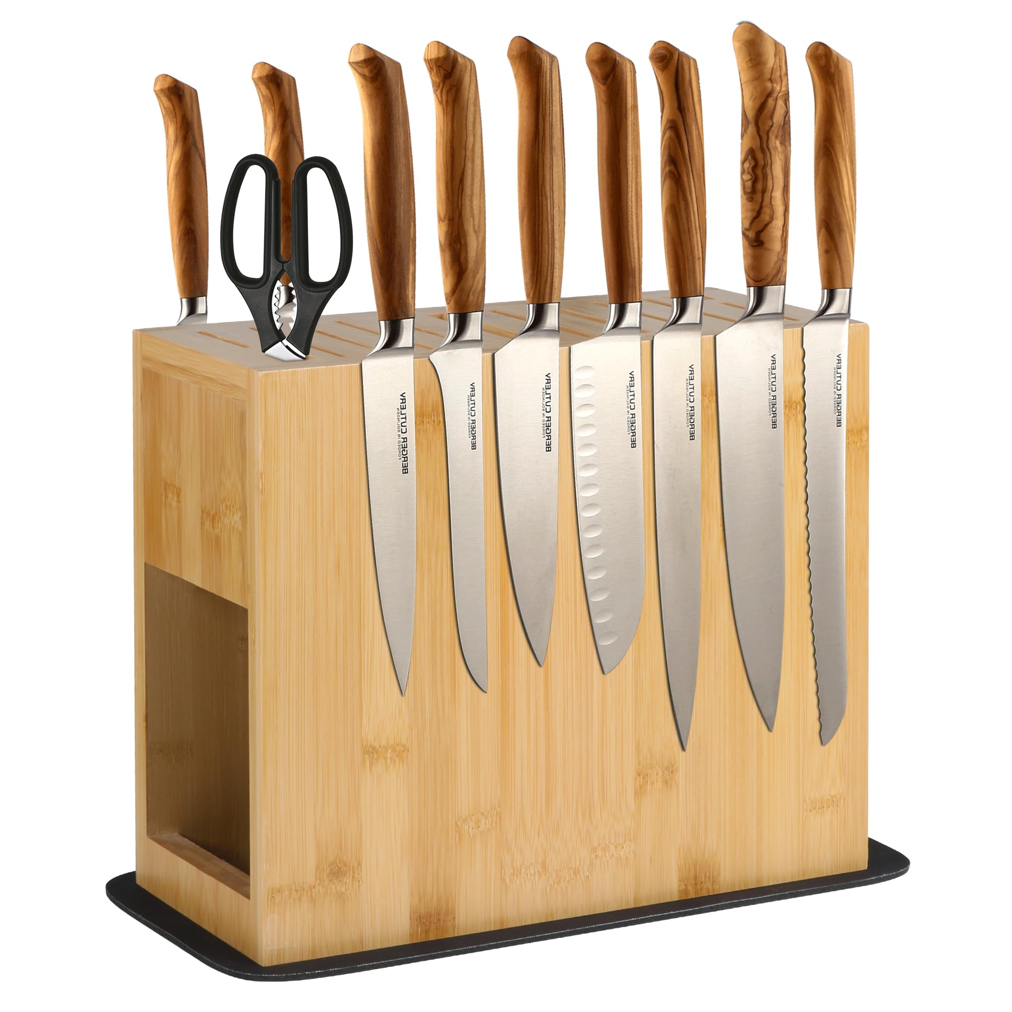 Magnetic Knife Block - Storage Up to 26 knives, Double Sided Magnetic ...