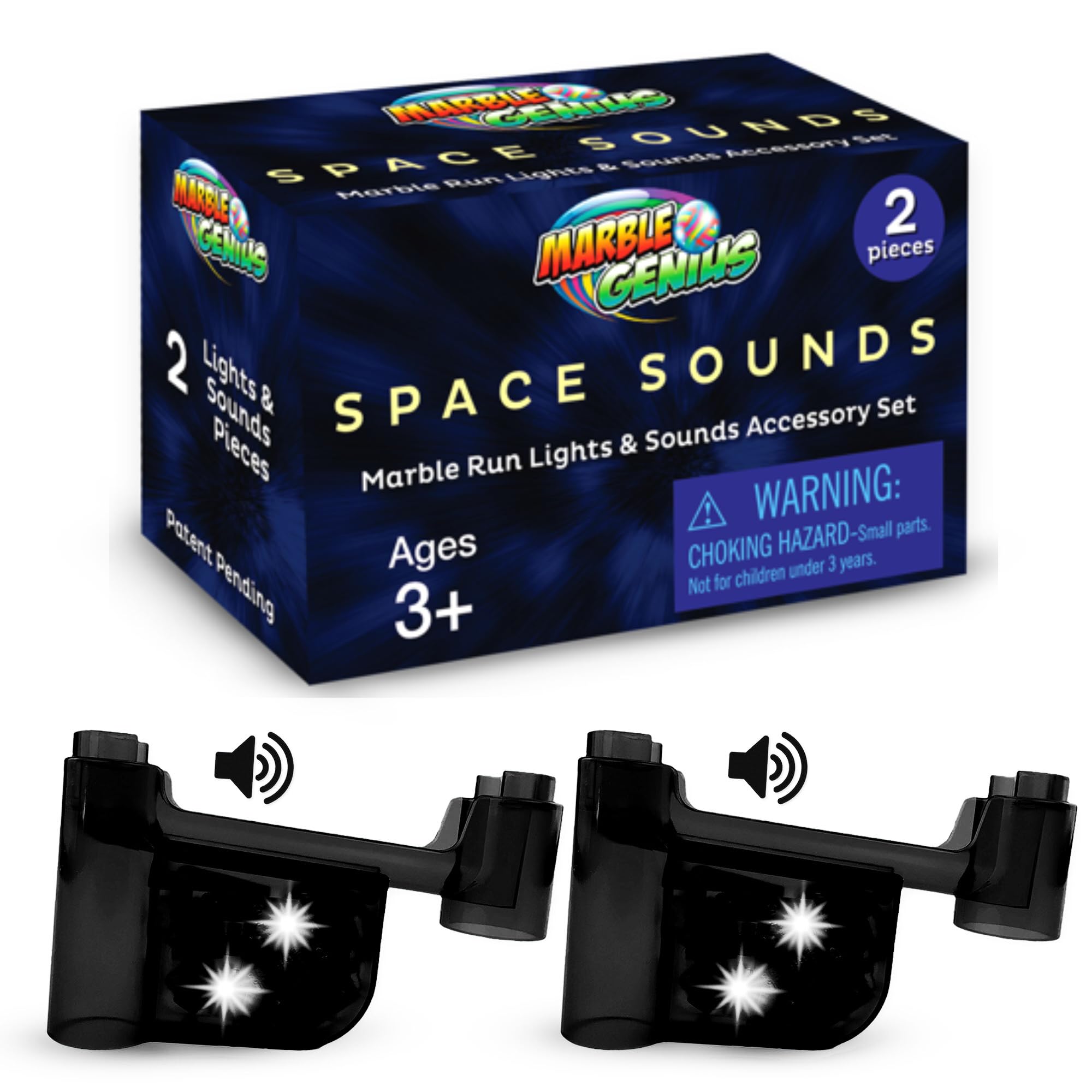 Marble Genius Marble Run Lights & Sounds Accessory Set - 9 Randomized ...