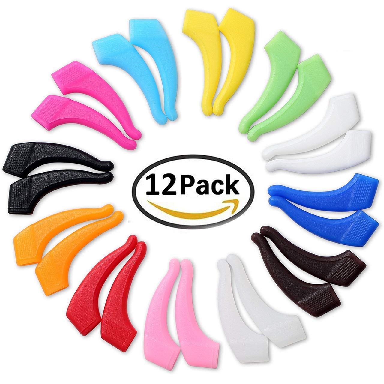 Amazon.com: VintageBee 12 Pairs Temple Tips Eyewear Comfort Silicone ...