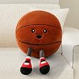 Amazon.com: Basketball Plush Pillow Stuffed Animal Funny Basketball ...