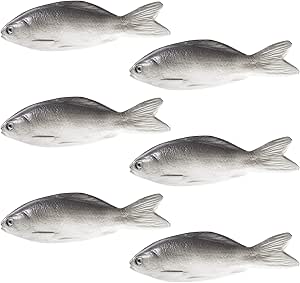 Amazon.com: jiebor 6PCS Fake Fish Realistic Fish Toy Artificial ...