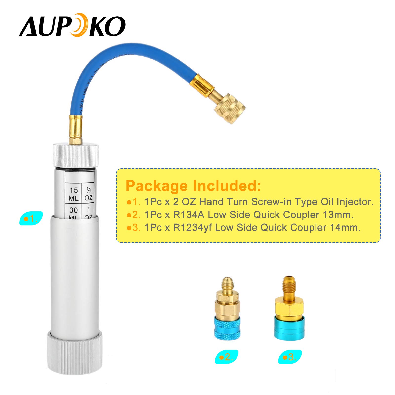 Mua Aupoko AC Oil Injector Kit, R134A Oil Injector with R1234YF Low ...