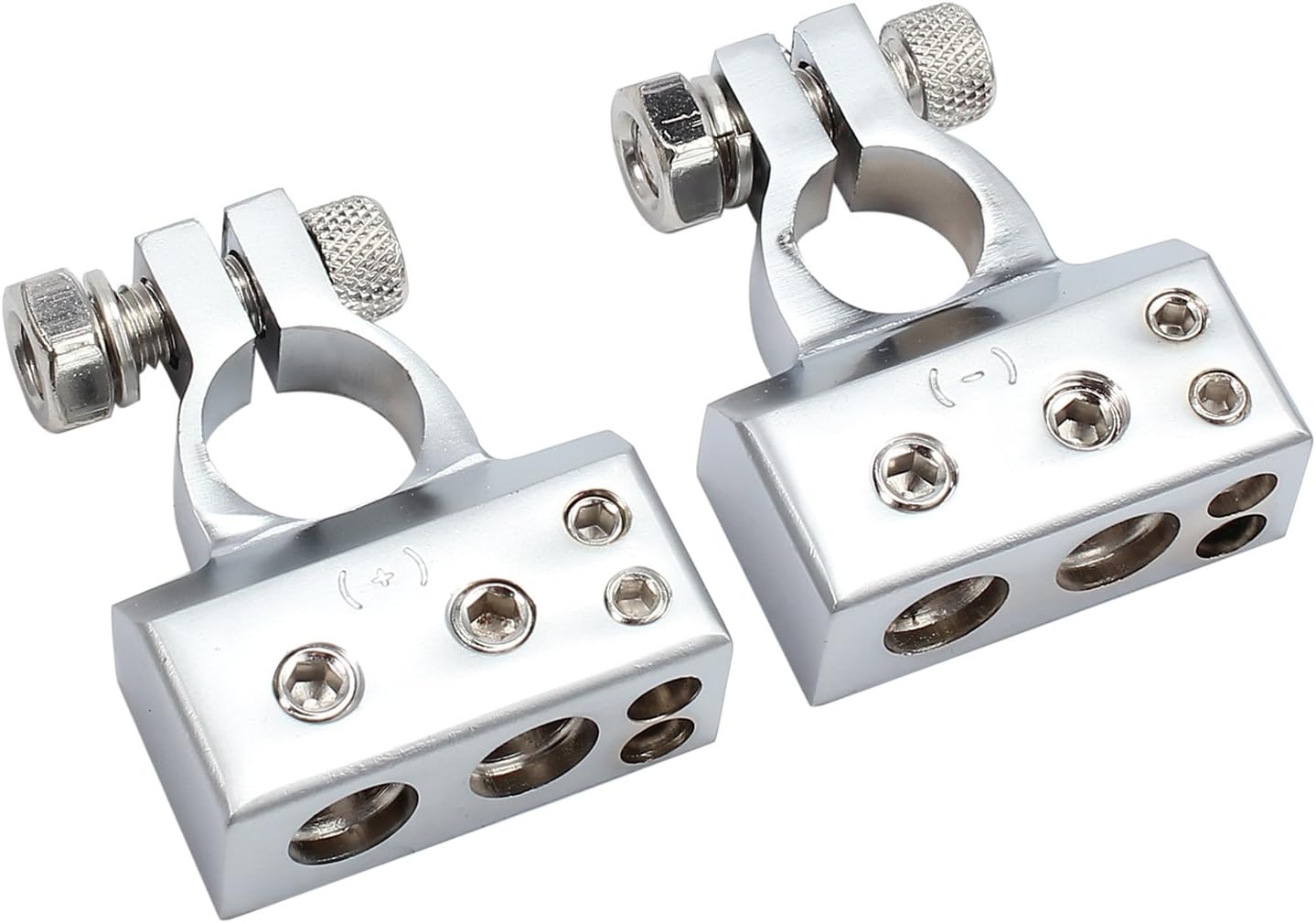 eSynic Car Battery Terminals 4/8 Gauge Heavy-Duty Battery Terminal ...