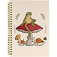 Amazon.com : Knibeo Frog on a Mushroom Notebook Journal - Frog Notebook ...