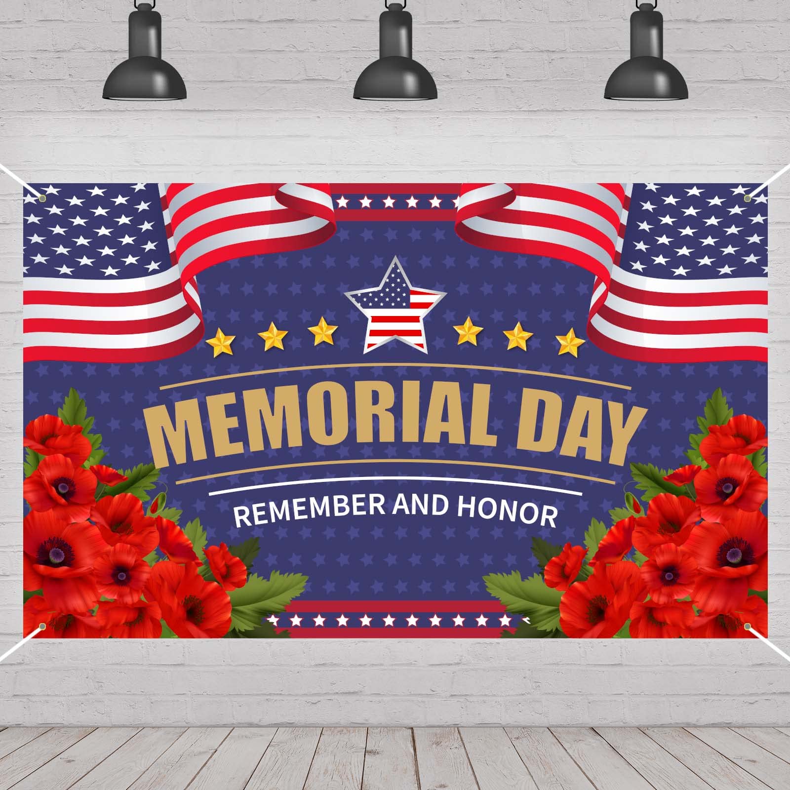 Memorial Day Backdrop Photography 4th of July Patriotic Fourth of July ...