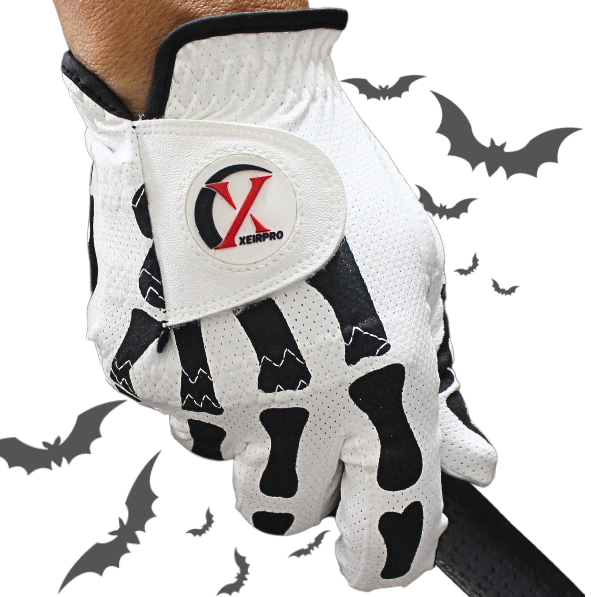 XEIRPRO Skeleton Death Grip Golf Gloves for Men – Funny Golf Gloves for ...