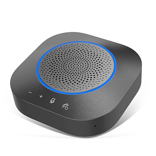 ANSTEN Bluetooth Speakerphone, Conference Speaker with Mics, 360 ...