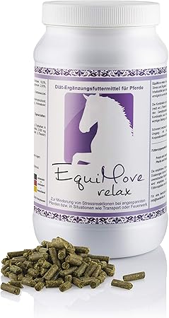 EquiMove Relax - 1,5 kg Pellets zur Minderung von Stress und Angst sowie zur Entspannung und ...