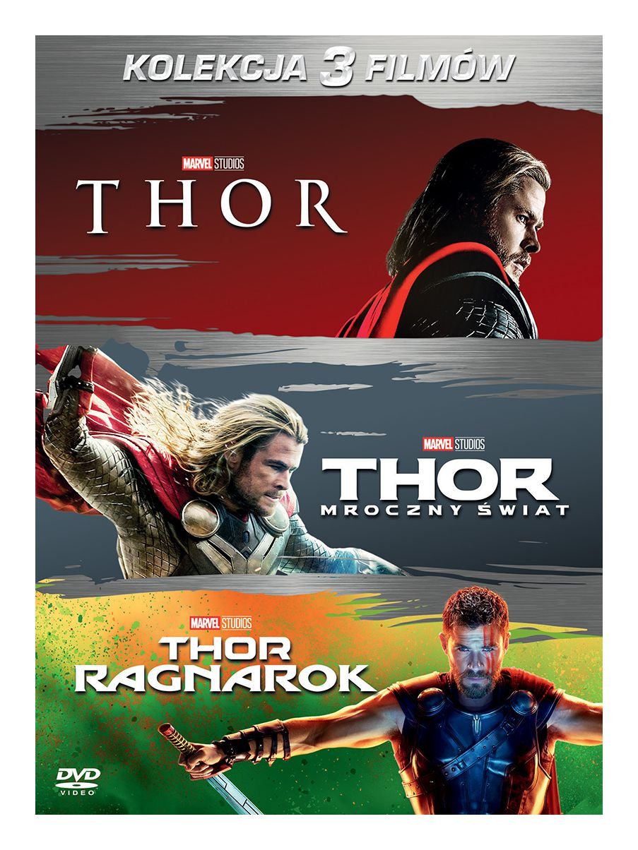 Thor Trilogy: Thor / Thor: The Dark World / Thor: Ragnarok 3DVD IMPORT ...