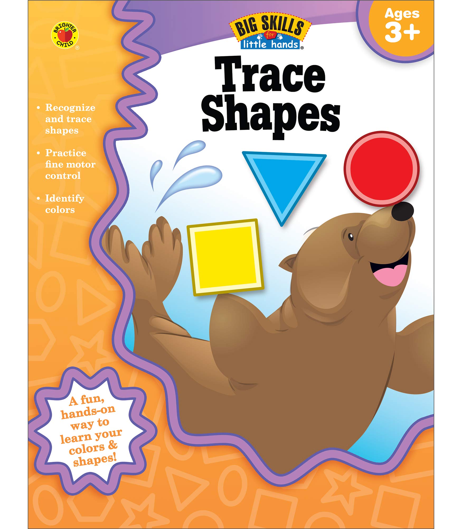Big Skills for Little Hands® Trace Shapes Workbook—Learning Shapes ...