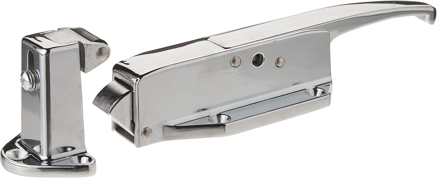 Kason K58-CB01 Walk-in Safety Chrome Latch Complete Set Offset-3/4 to 1 ...