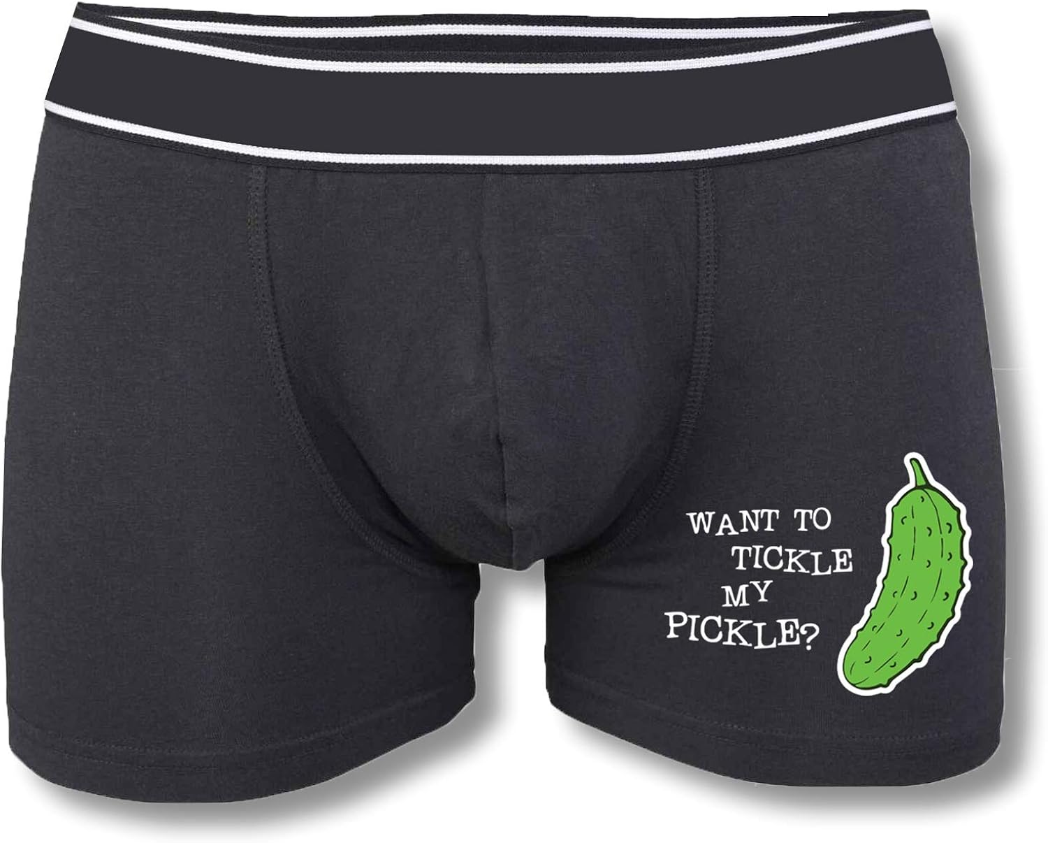 Tickle My Pickle Boxers Valentines Day Romantic Love Gift Joke Couples ...