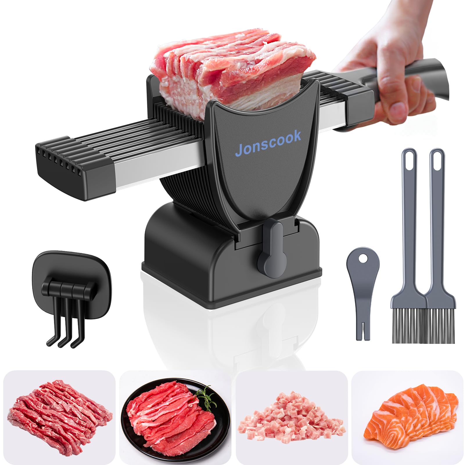 Fresh Meat Slicer, Manual Fresh Meat Cutter, Meal Prep, Adjustable ...