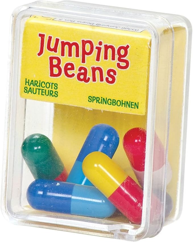 ASAB Box of 5 Mexican Jumping Beans Toy Game Kids Childrens Girl Boy ...