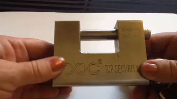 Amazon.com: LEXPON Padlock Atomic Key Shutter Garage Door Lock 3.7 ...