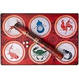 Amazon.com: TJ-Store BAU Cua Ca Cop Vietnamese Dice Game. Gourd Fish ...