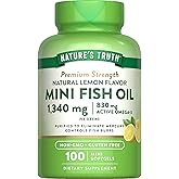 Amazon.com: Nature's Truth Fish Oil Omega 3 | 1340 mg | 200 Mini ...