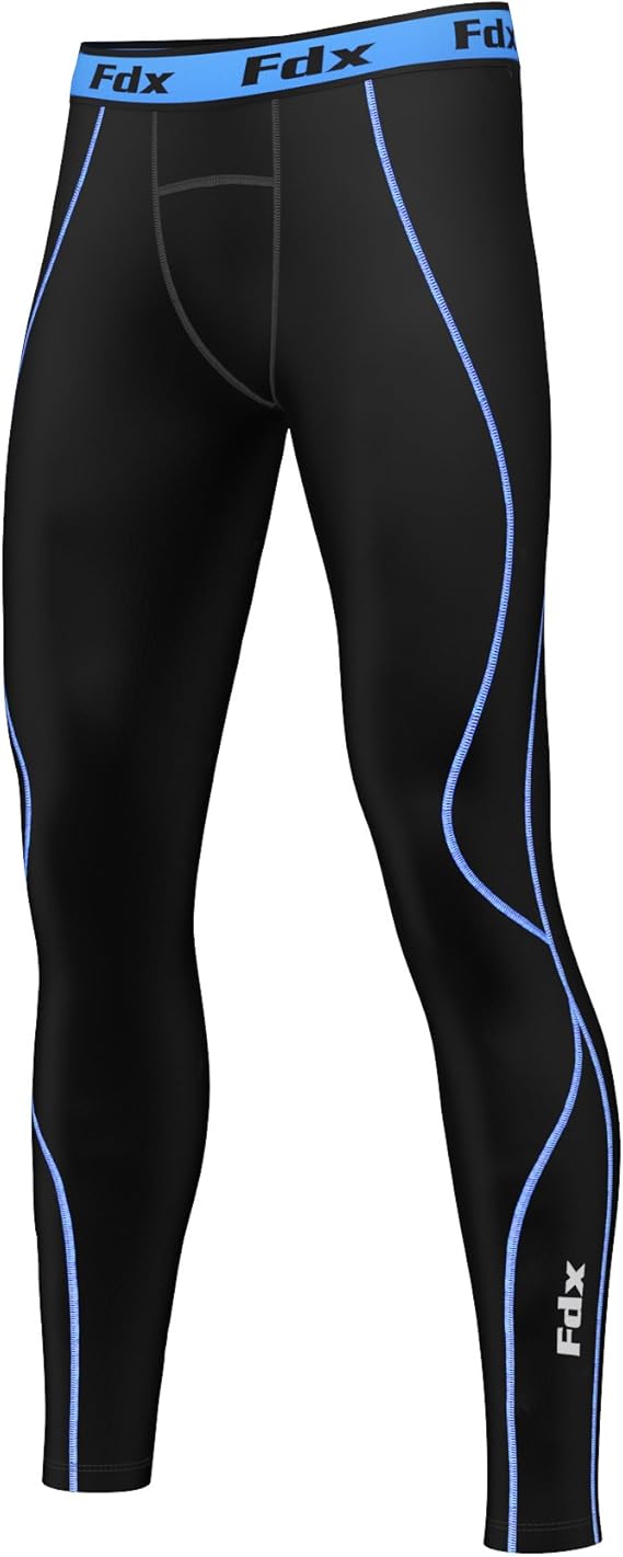 FDX Collants de compression pour homme - Couche de base, leggings de ...