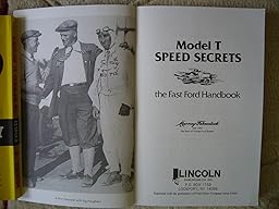 Model T Speed Secrets/Fast Ford Handbook: Murray Fahnestock ...