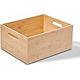 Amazon.com: Prosumer's Choice Bamboo Storage Box - Wood Crate - Bamboo ...