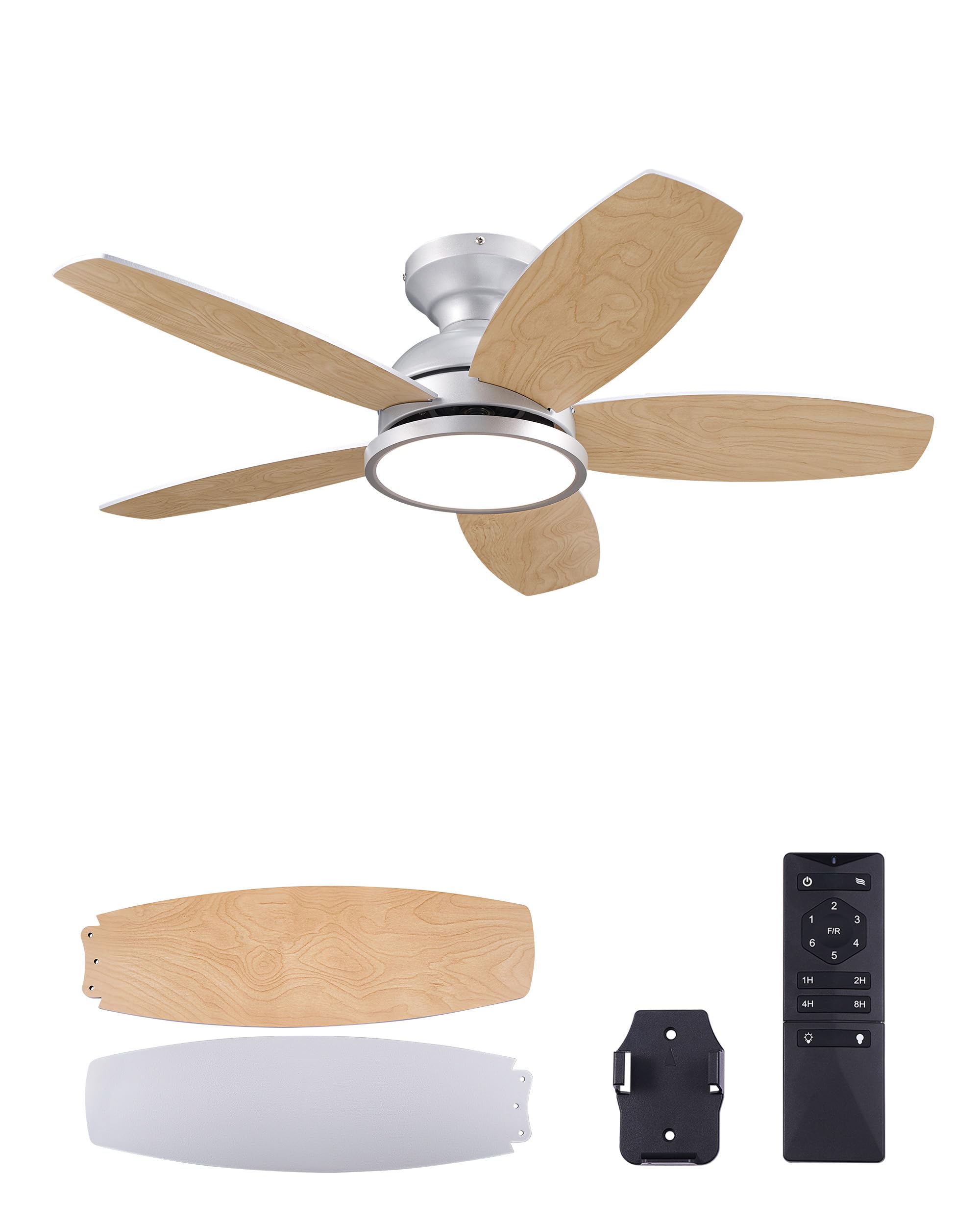 VONLUCE Ceiling Fans with Lights, 36 Inch Ceiling Fan and Remote, Full ...