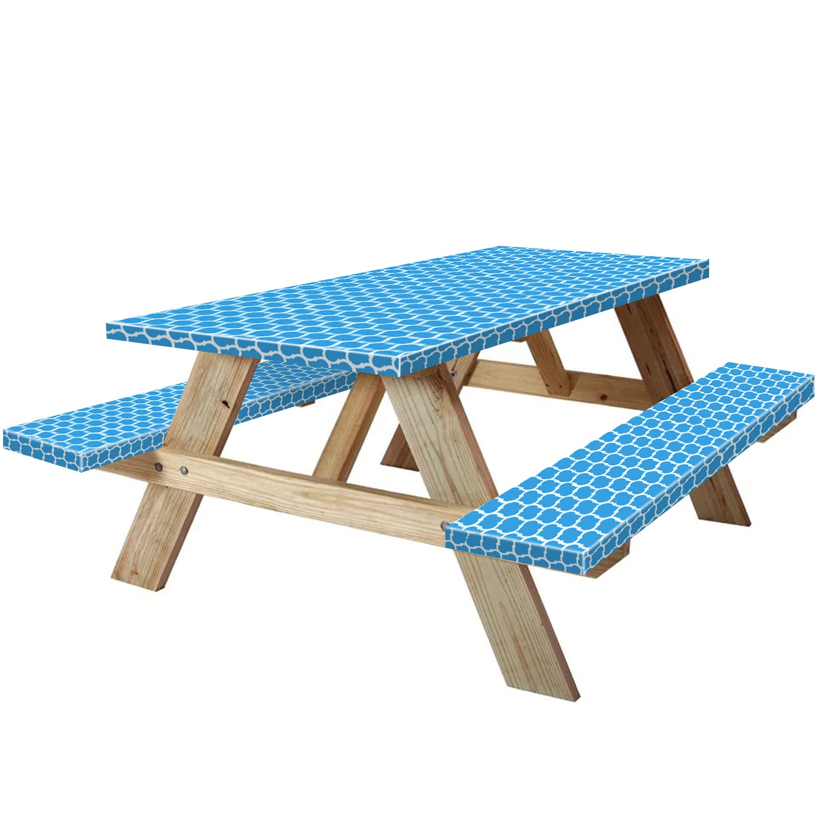 KENOBEE 8ft Picnic Table and Bench Cover, Camping Essentials RV Gear ...