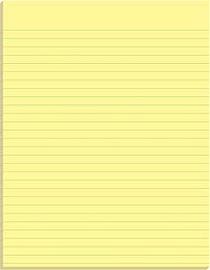 Amazon.com : Ampad 21-662 Glue Top Pad, 8 1/2X11, Canary Yellow Paper ...