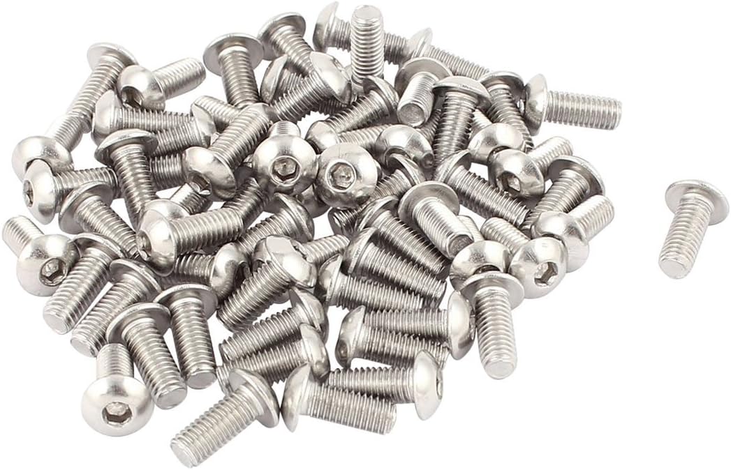 M5 Kopfschrauben - TOOGOO(R) 50 Stueck M5 x 12mm Edelstahl ...