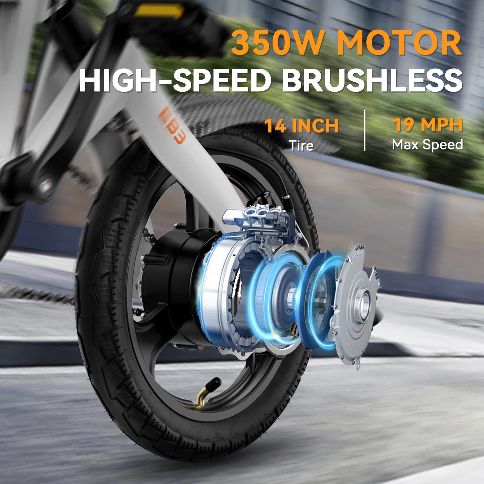 23 Mile Range Scooter 500W Power Motor , 21MPH Max Speed, 23 Mile Long ...