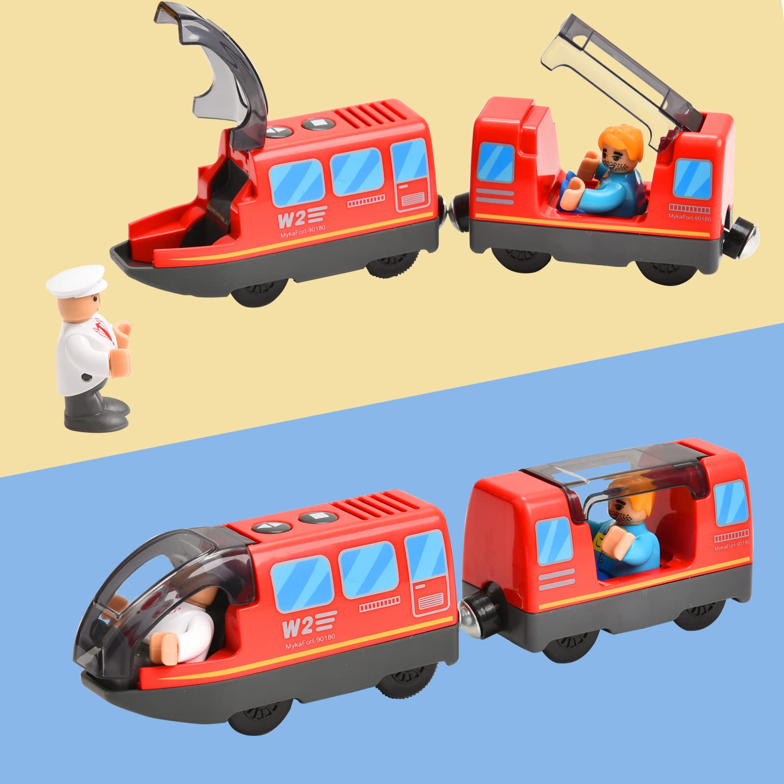 Mua Giant bean Battery Operated Action Locomotive Magnetic Train Set ...