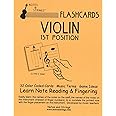 Amazon.com: Notes & Strings Violin 1st Position 4.25"X5.5" Regular Size ...