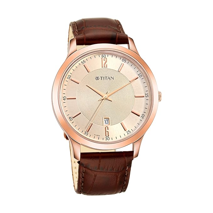 Buy Titan Analog Rose Gold Dial Men's Watch-1825WL02 at Amazon.in