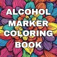 Amazon.com: Alcohol Marker Coloring Book: Easy, Fluid and Bold Designs ...