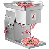 Amazon.com: BestEquip Commercial Meat Cutter Machine 1100 LB/H 3mm ...
