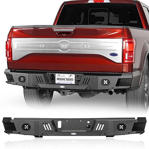 Hooke Road Guardian F150 Rear Bumper for 2015 2016 2017 Ford F-150 ...