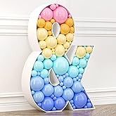 Amazon.com: HOUSE OF PARTY Mosaic Letters for Balloons - H Marquee ...