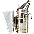 Amazon.com : Stainless Steel Bee Hive Smoker with Heat Shield, Beekeeping Equipment,Beekeeping ...