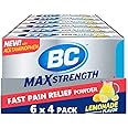Amazon.com: BC Max Strength Fast Pain Relief Powder, Lemonade Flavor ...
