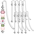 Amazon.com: Dunzoom 8 Pcs Beadable Bookmarks DIY Metal Blank Bar ...