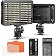 Amazon.com : Neewer Dimmable 176 LED Video Light on Camera LED Panel ...