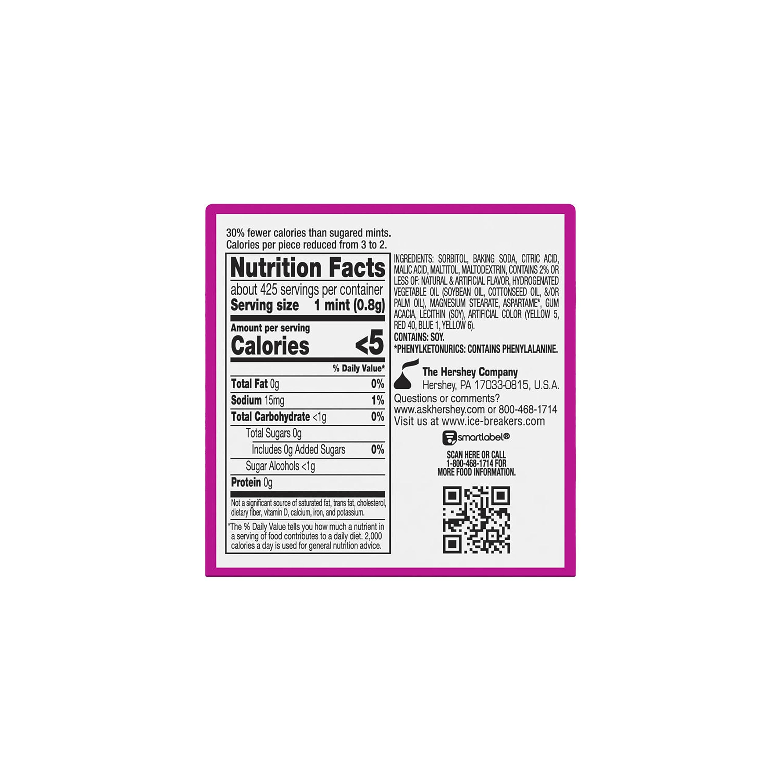 Mua Sparkling Raspberry Lemon Seltzer Breath Mints Tins, 1.5 oz (8 ...